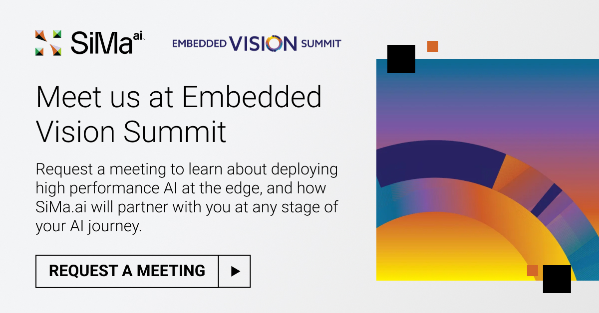 Meet Us at Embedded Vision Summit